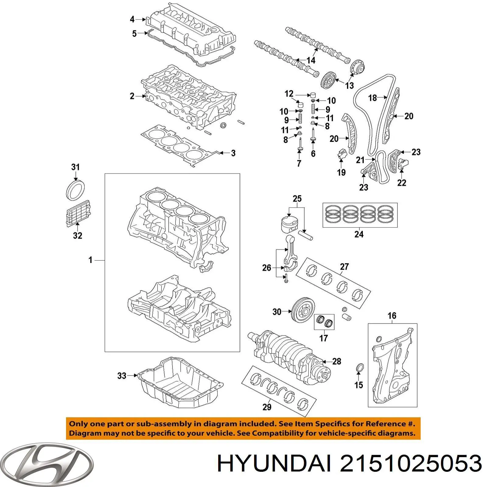 2151025053 HYUNDAI/KIA Cárter de aceite