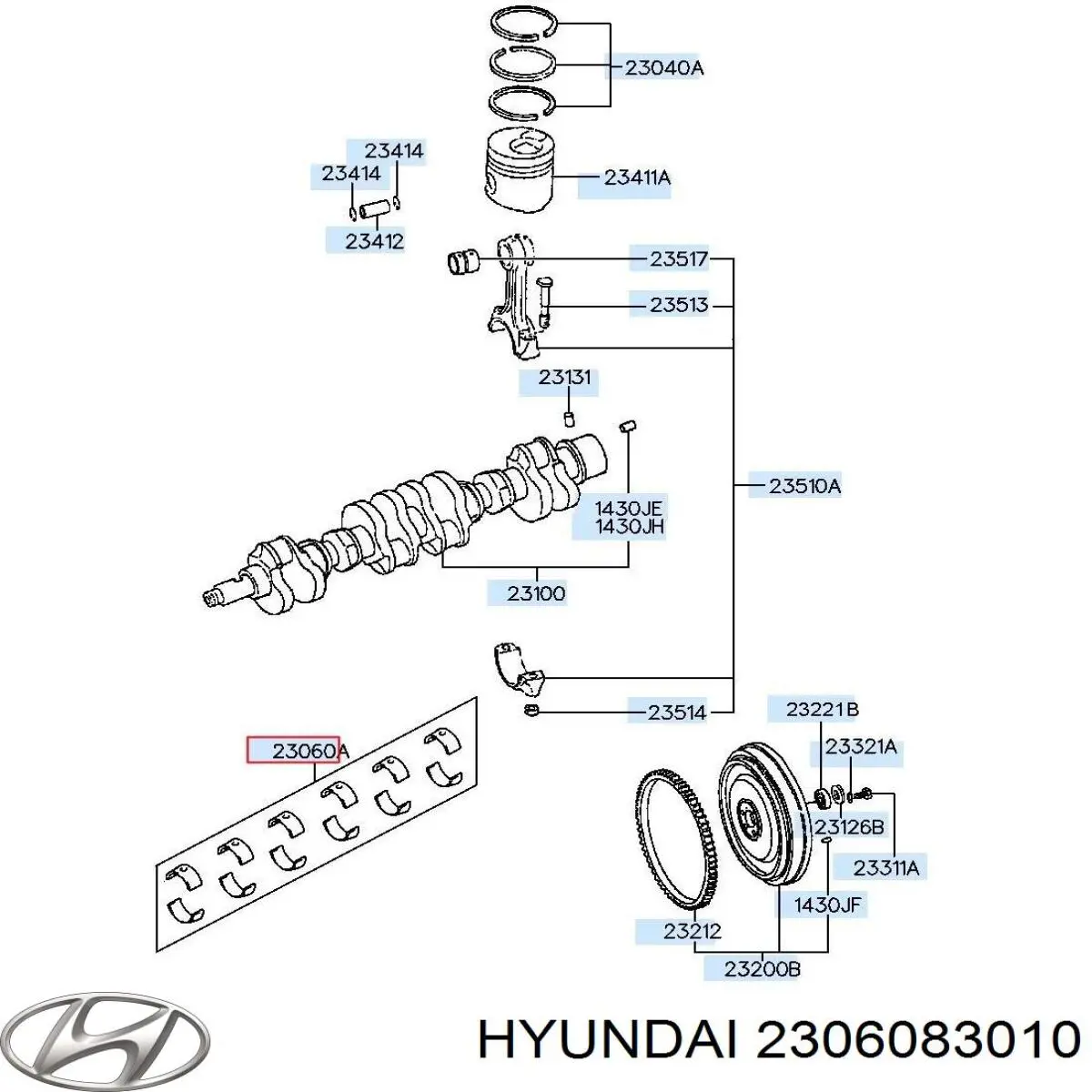 2306083010 HYUNDAI/KIA - repuestos Hyundai/Kia a precio barato