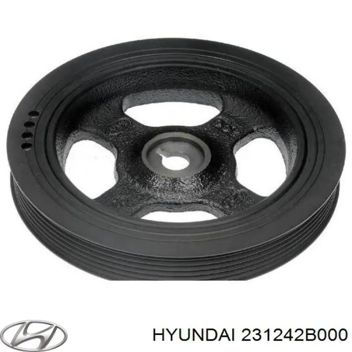 231242B000 HYUNDAI/KIA Polea de cigüeñal