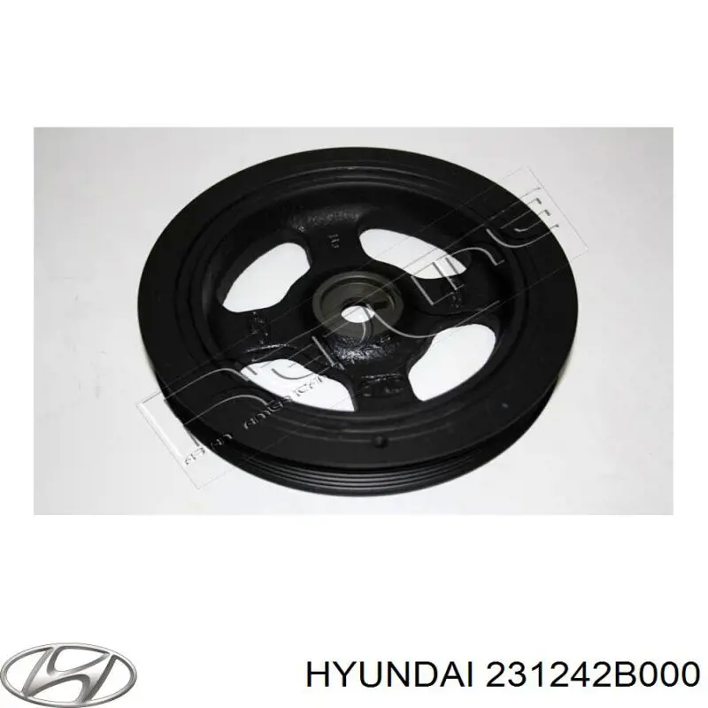 231242B000 HYUNDAI/KIA Polea de cigüeñal