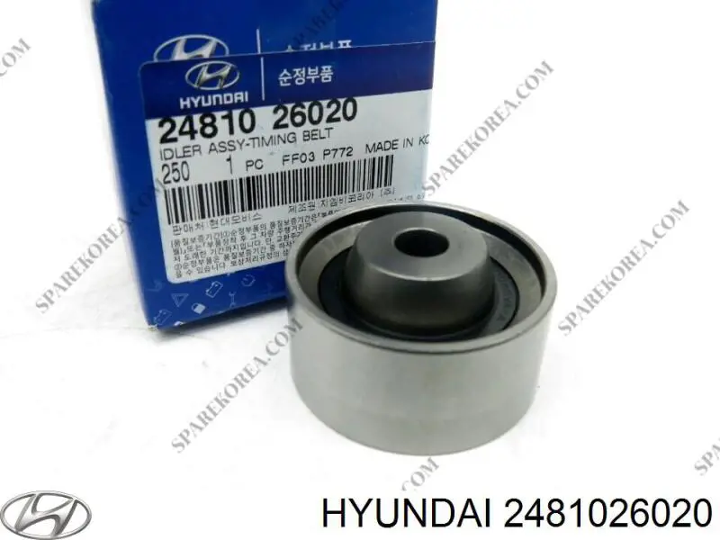 2481026020 Hyundai/Kia rodillo intermedio de correa dentada