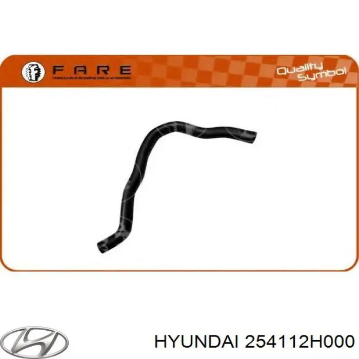254112H000 HYUNDAI/KIA Manguera superior del radiador