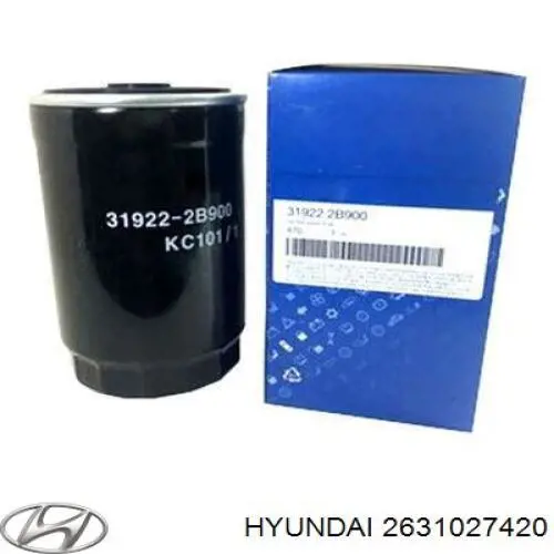 26310 27420 HYUNDAI/KIA Filtro de aceite