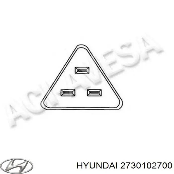 2730102700 Hyundai/Kia bobina de encendido