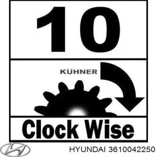 3610042250 HYUNDAI/KIA Motor de arranque