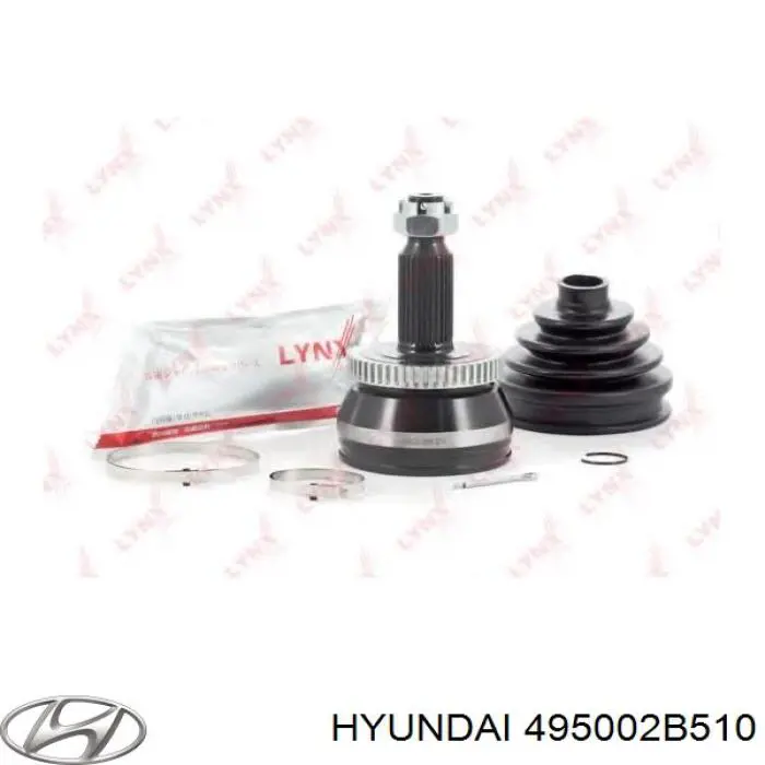 495002B510 HYUNDAI/KIA Árbol de transmisión delantero derecho