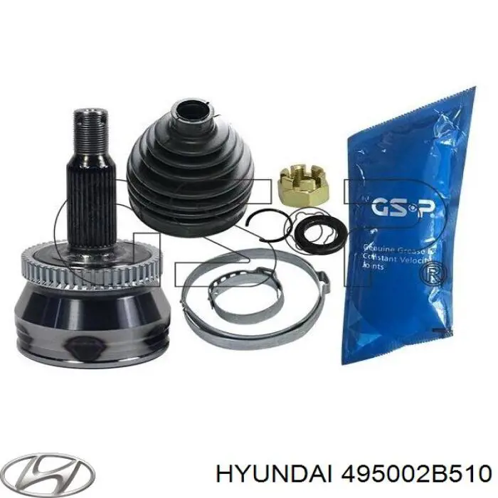 495002B510 HYUNDAI/KIA Árbol de transmisión delantero derecho