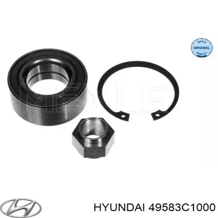 49583C1000 HYUNDAI/KIA Fuelle de transmisión delantero interior
