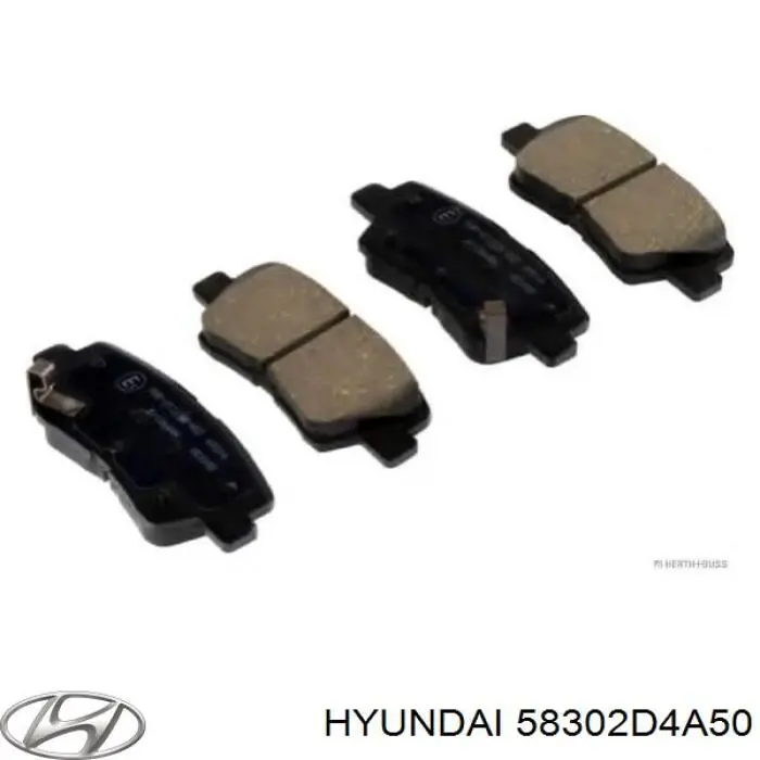 58302D4A50 HYUNDAI/KIA Pastillas de freno traseras