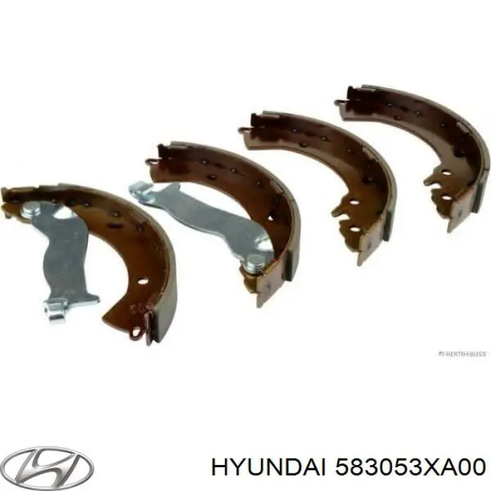 58305-3XA00 Hyundai/Kia zapatas de frenos de tambor traseras