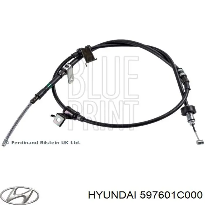 597601C000 HYUNDAI/KIA Cable de freno de mano trasero izquierdo