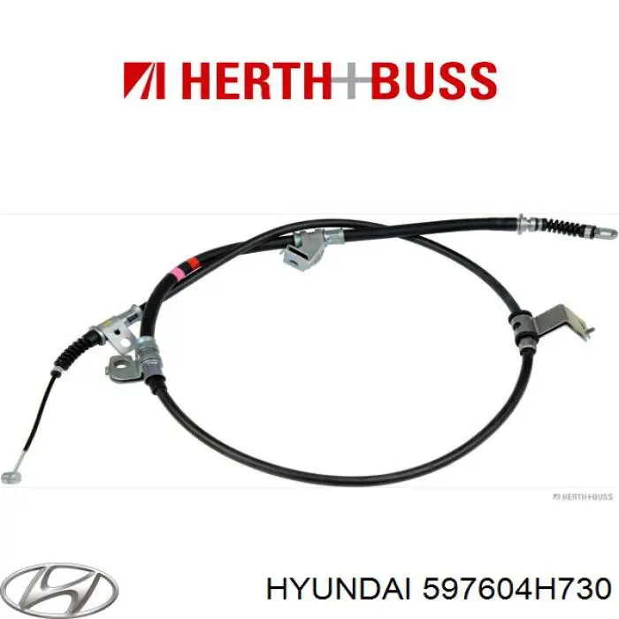 597604H730 HYUNDAI/KIA cable de freno de mano trasero izquierdo