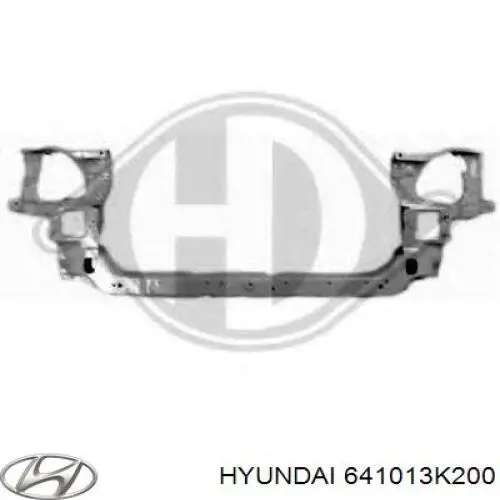 641013K200 Hyundai/Kia soporte de radiador completo
