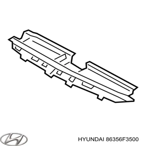 86356F3500 Hyundai/Kia superposicion (molde De Rejilla Del Radiador ...