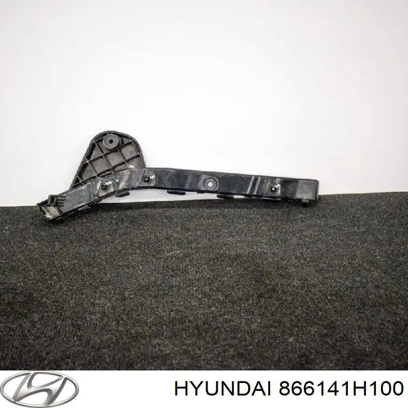 866141H100 HYUNDAI/KIA Soporte de guía para parachoques trasero, derecho