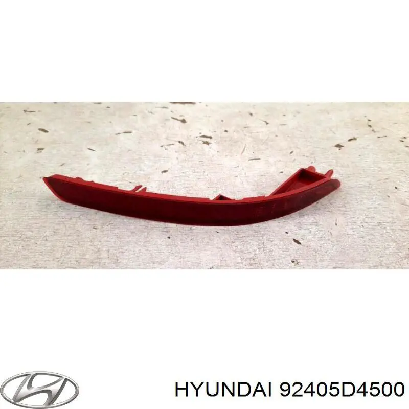 92405D4500 HYUNDAI/KIA reflector, parachoques trasero, izquierdo