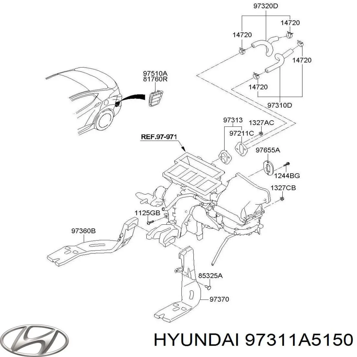 97311A5150 Hyundai/Kia mejor precio para Avtopro