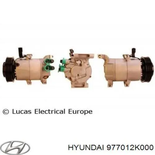 977012K000 HYUNDAI/KIA Compresor de aire acondicionado