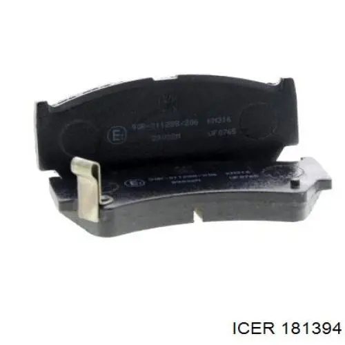 181394 Icer pastillas de freno delanteras