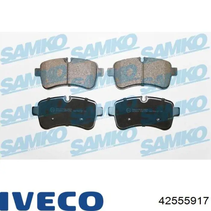 42555917 Iveco pastillas de frenos traseras