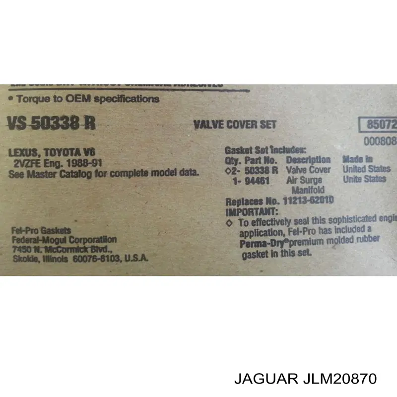 JLM20870 JAGUAR - repuestos Jaguar a precio barato