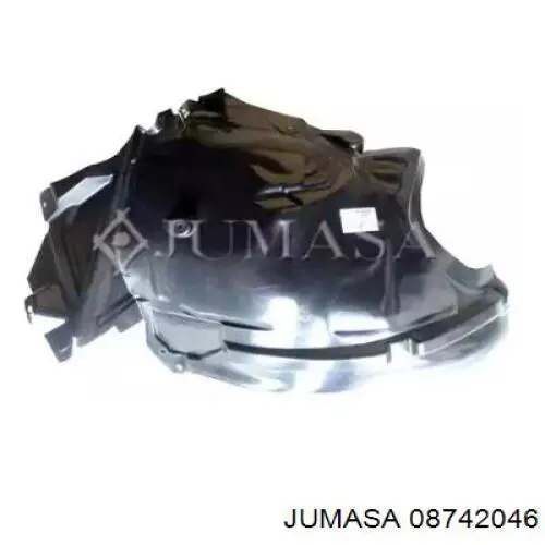 2126903130 Mercedes guardabarros interior, aleta delantera, derecho trasero