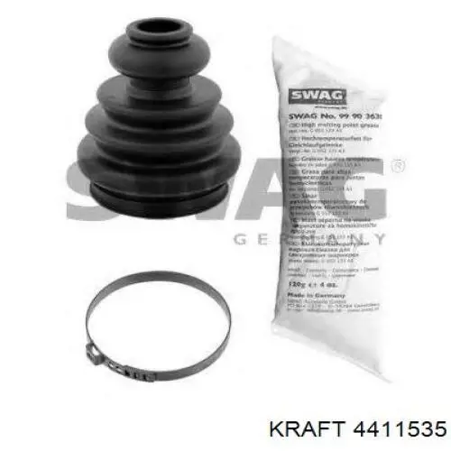 4411535 Kraft fuelle, árbol de transmisión trasero interior