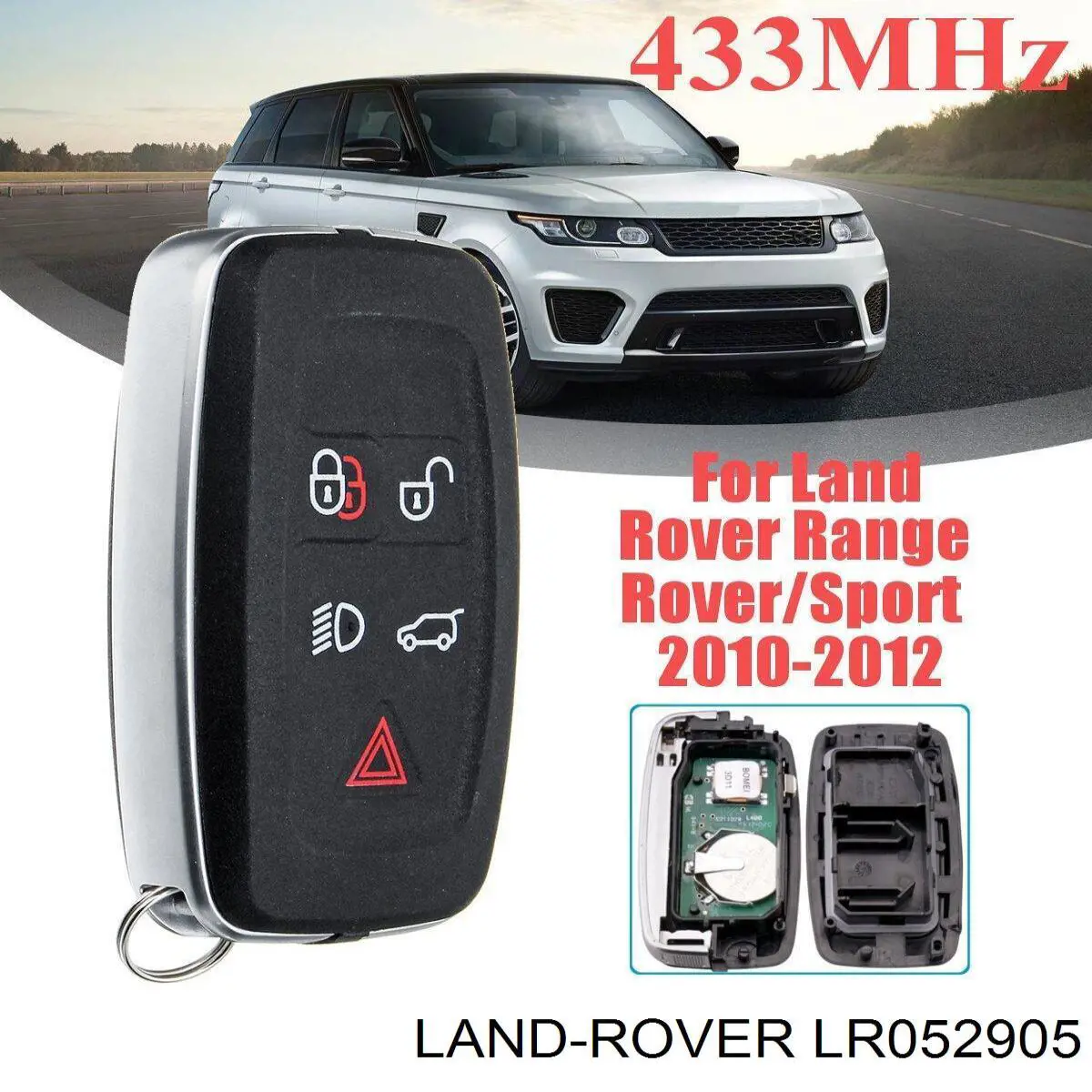 LR052905 LAND ROVER llavero crontol de alarma
