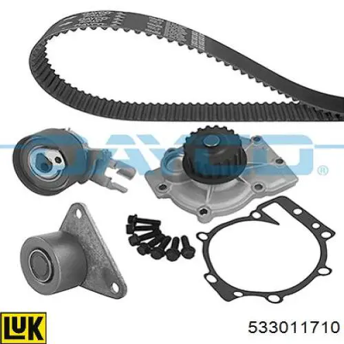 533 0117 10 LUK tensor de correa poli v