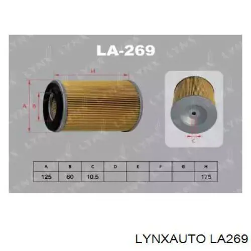 LA269 Lynxauto filtro de aire