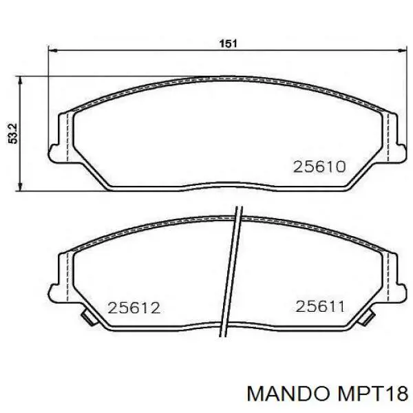 0446506090 Toyota pastillas de frenos delanteras