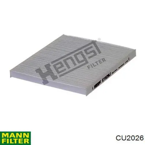 CU2026 MANN-FILTER Filtro de habitáculo