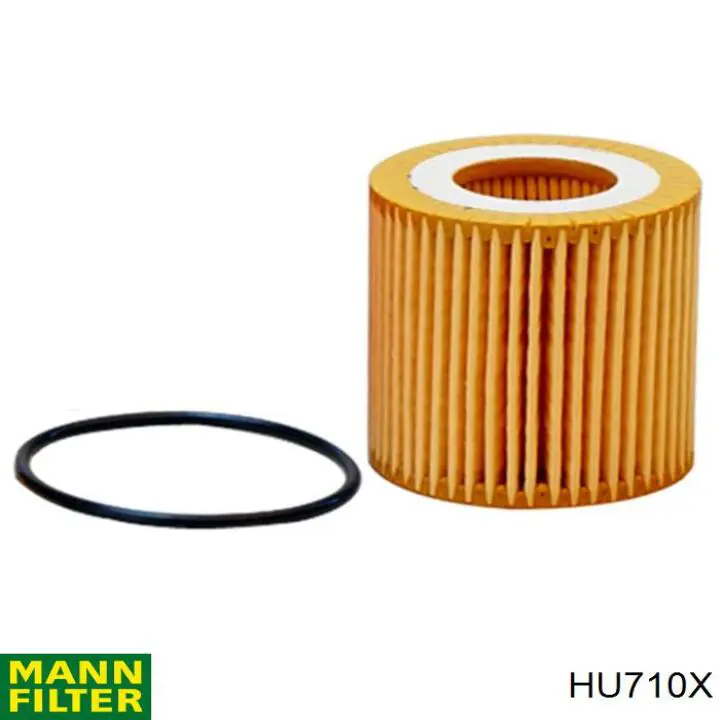 HU710X MANN-FILTER Filtro de aceite