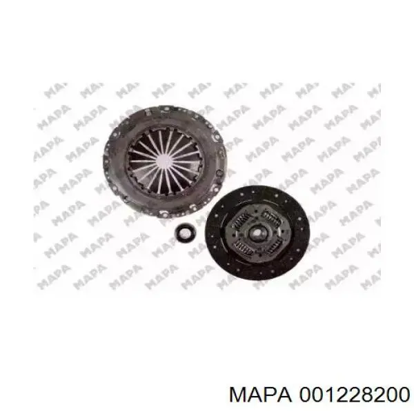 001228200 Mapa kit de embrague (3 partes)