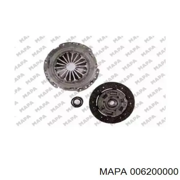 006200000 Mapa kit de embrague (3 partes)