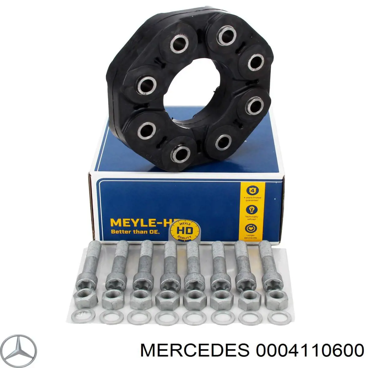 0004110600 Mercedes articulación, árbol longitudinal, delantera/trasera