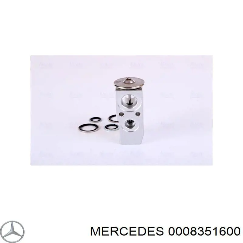 0008351600 MERCEDES válvula de expansión, aire acondicionado