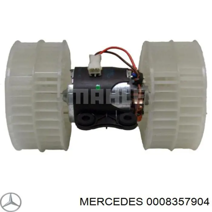 0008357904 Mercedes motor eléctrico, ventilador habitáculo