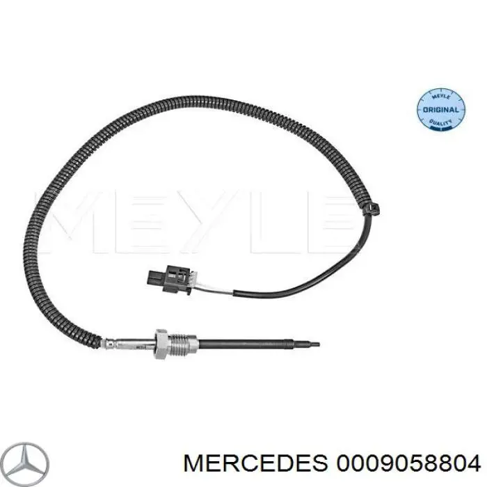 0009058804 MERCEDES Sensor de temperatura, gas de escape, antes de ...