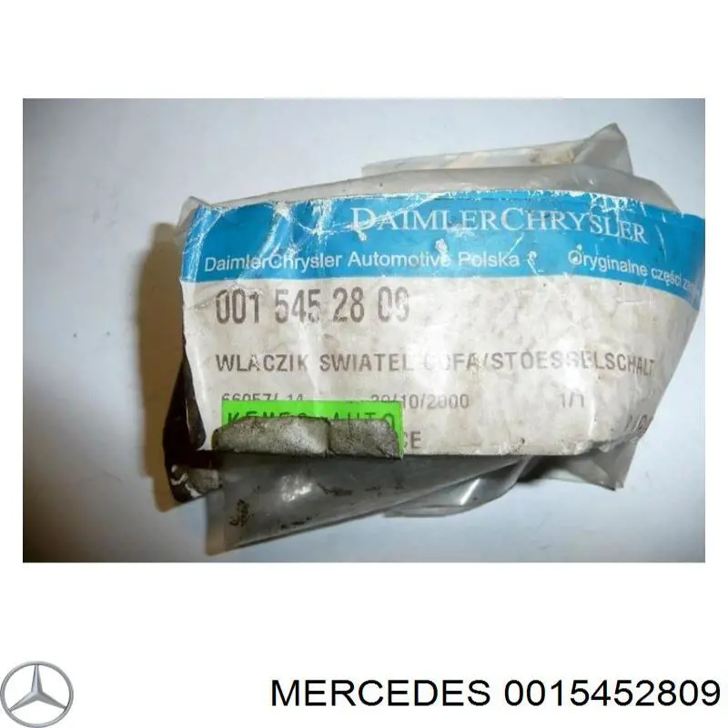 0015452809 MERCEDES sensor de marcha atrás
