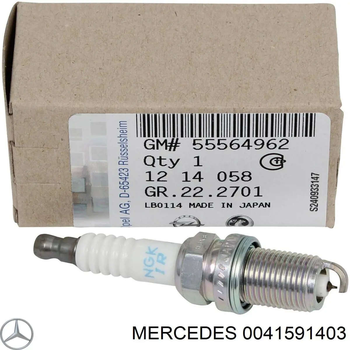 0041591403 MERCEDES Bujía