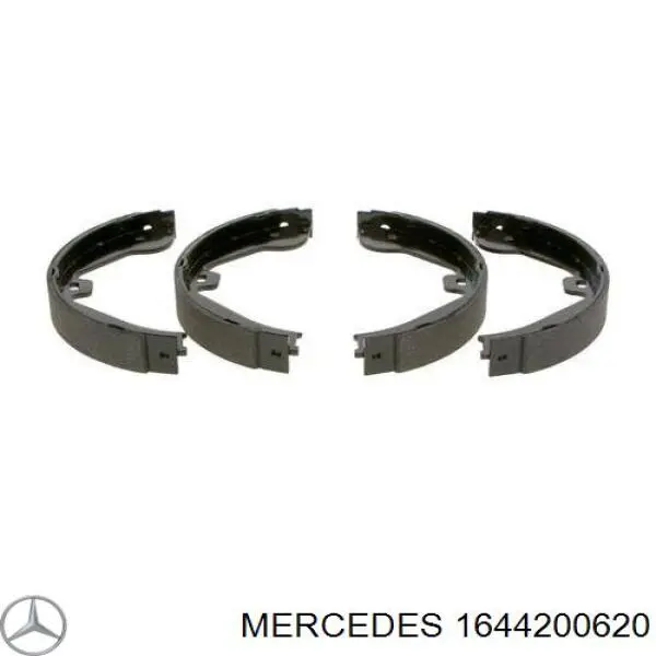 1644200620 Mercedes juego de zapatas de frenos, freno de estacionamiento
