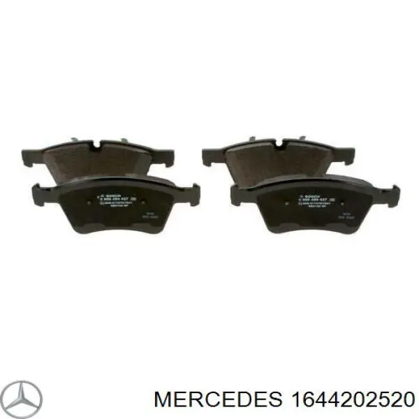 1644202520 MERCEDES Pastillas de freno delanteras