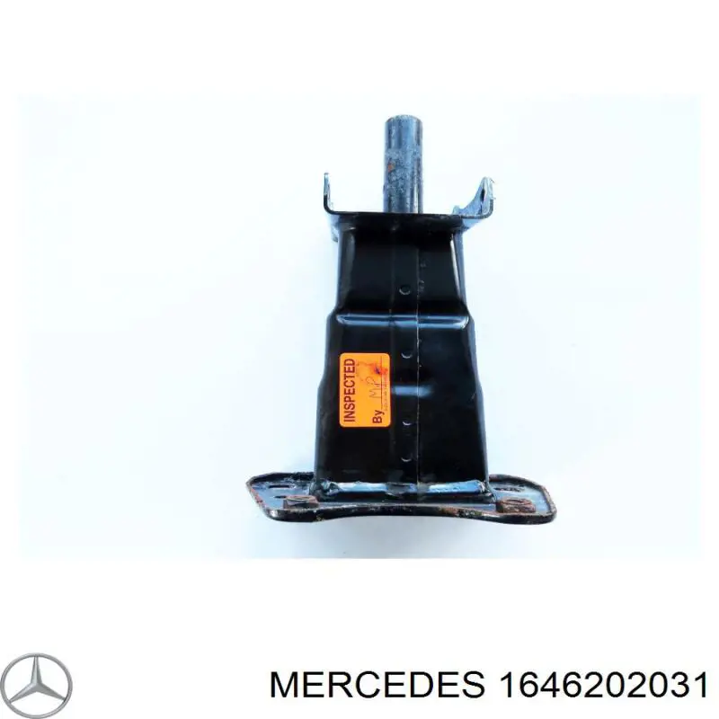 1646202031 Mercedes soporte de amplificador de parachoques delantero