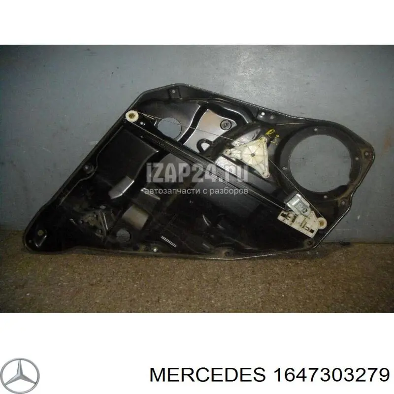 A1647303579 Mercedes mecanismo de elevalunas, puerta trasera derecha