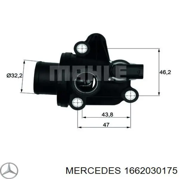 1662030175 MERCEDES termostato