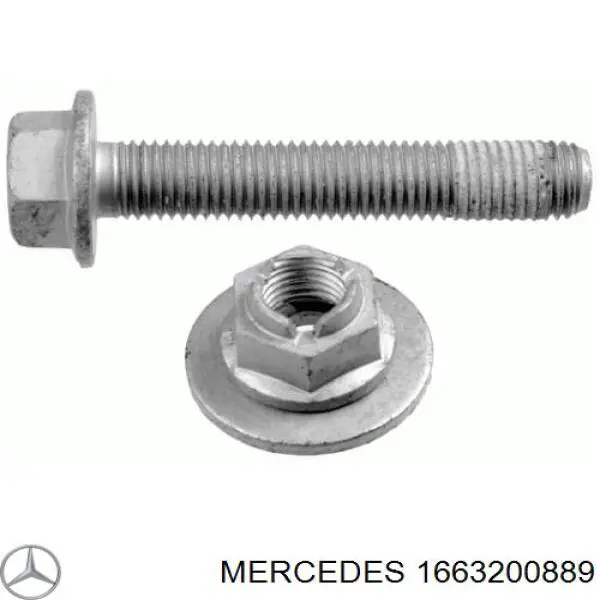 1663200889 Mercedes barra estabilizadora delantera derecha