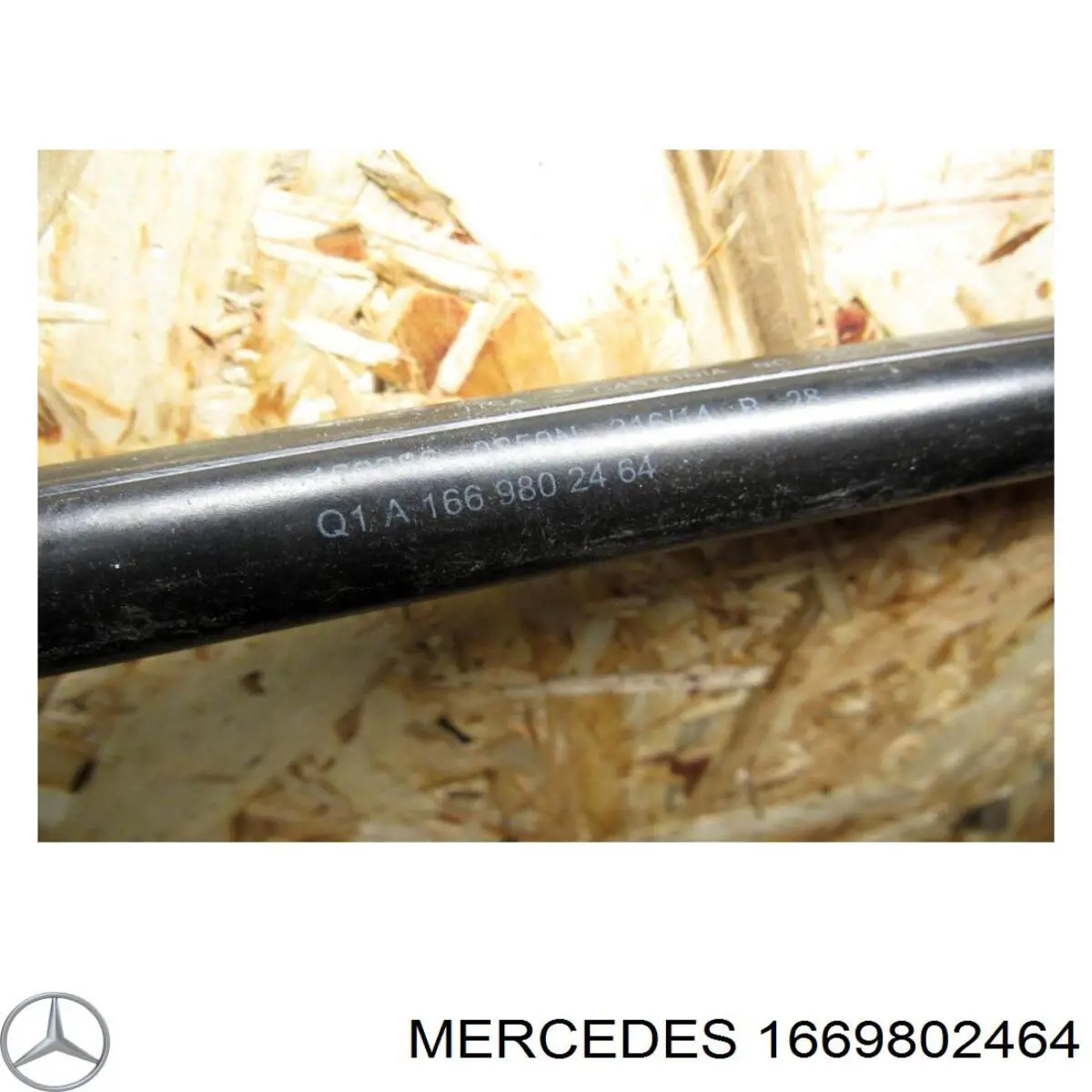 1669802464 Mercedes muelle neumático,capó de motor derecho