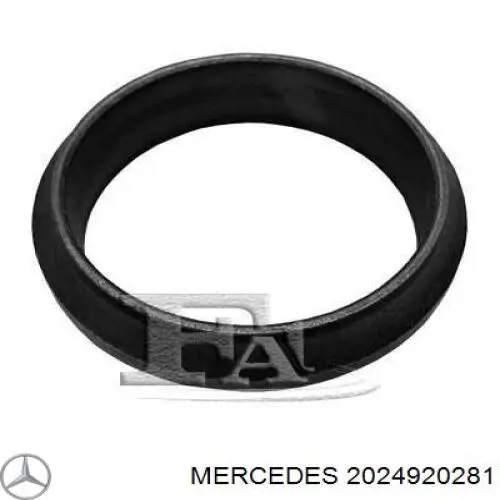 202.492.0281 MERCEDES Anillo de la tubería de admisión del silenciador