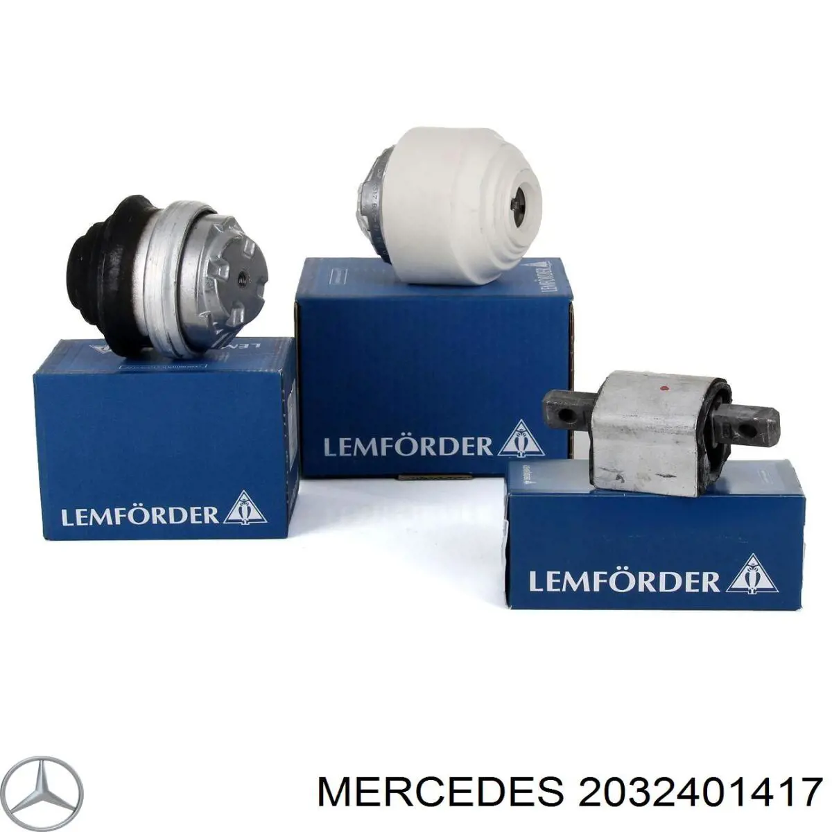 2032401417 Mercedes almoahada (soporte Del Motor Izquierda / Derecha)